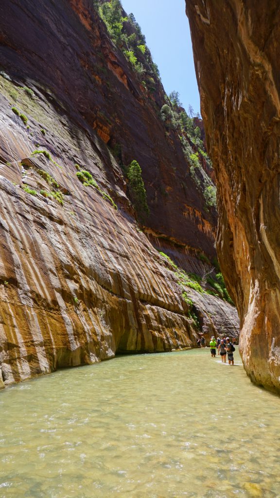 Zion Narrows Trail - Share the road with Ark & Galina