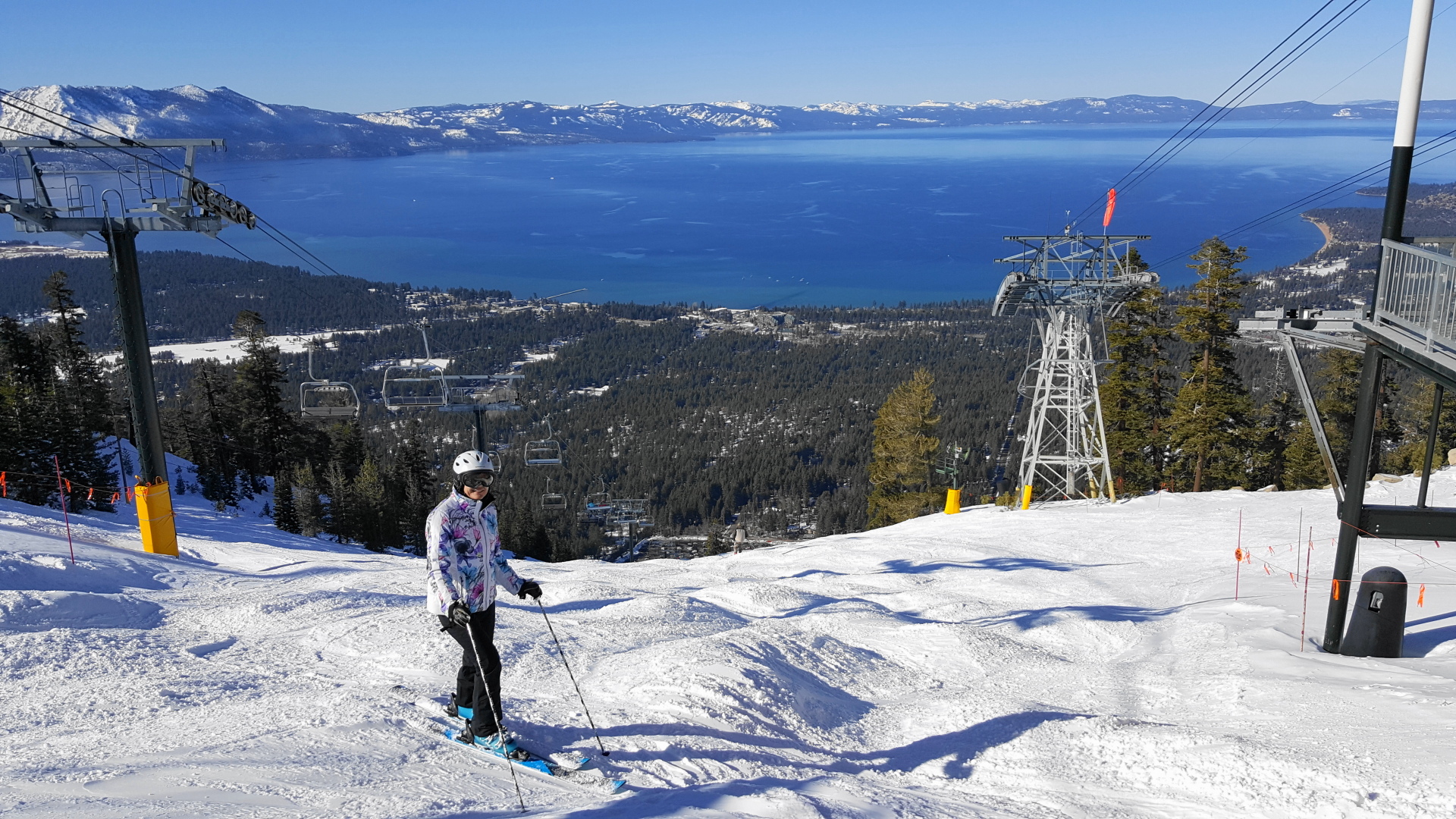 Lake Tahoe. Jan. 2019 - Share the road with Ark & Galina